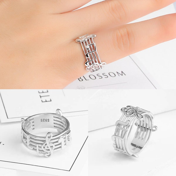 Music Note Ring - Etsy