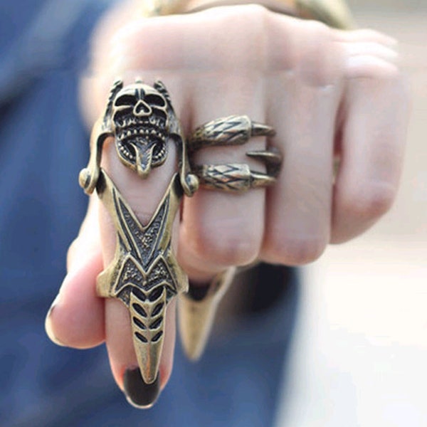 Three Finger Ring - Etsy