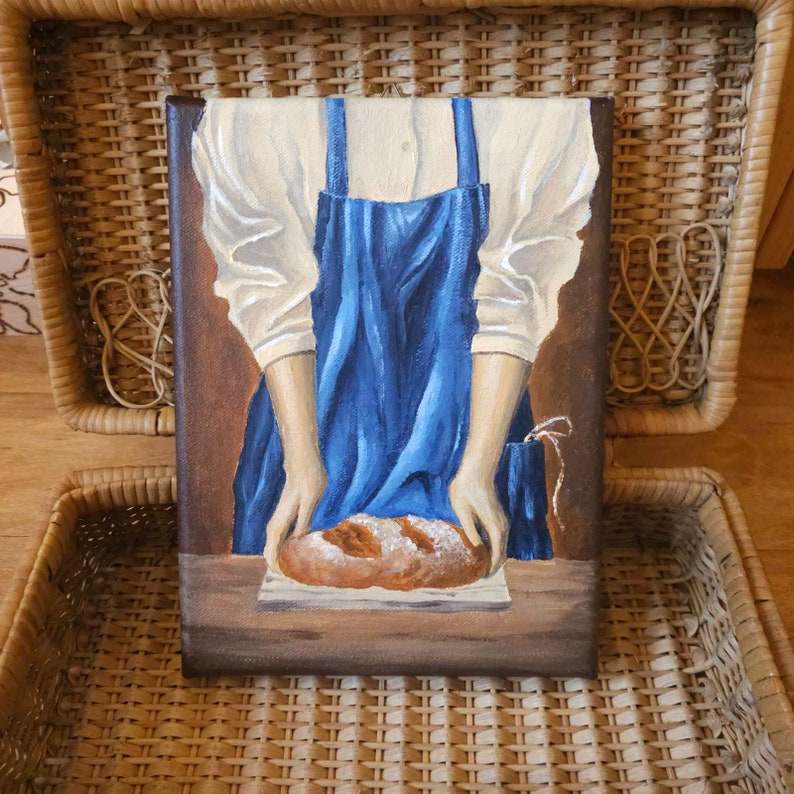 Daily Bread Painting Food Painting Kitchen Painting Country Oil Art ...