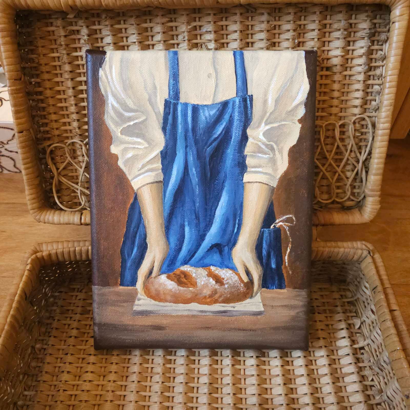 Daily Bread Painting Food Painting Kitchen Painting Country Oil Art ...