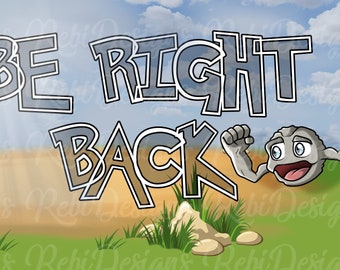 Be Right Back Sign - Etsy