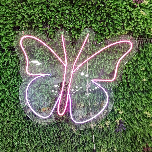 Butterfly Neon Sign - Etsy