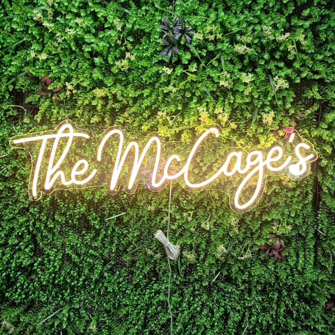 Custom Neon Sign | Neon Sign | Aesthetic Neon Sign | Wedding Neon Signs ...