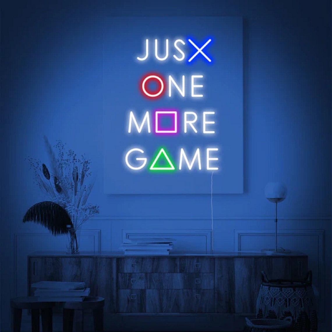 Just One More Game Custom Neon Sign Gaming Neon Sign LED - Etsy