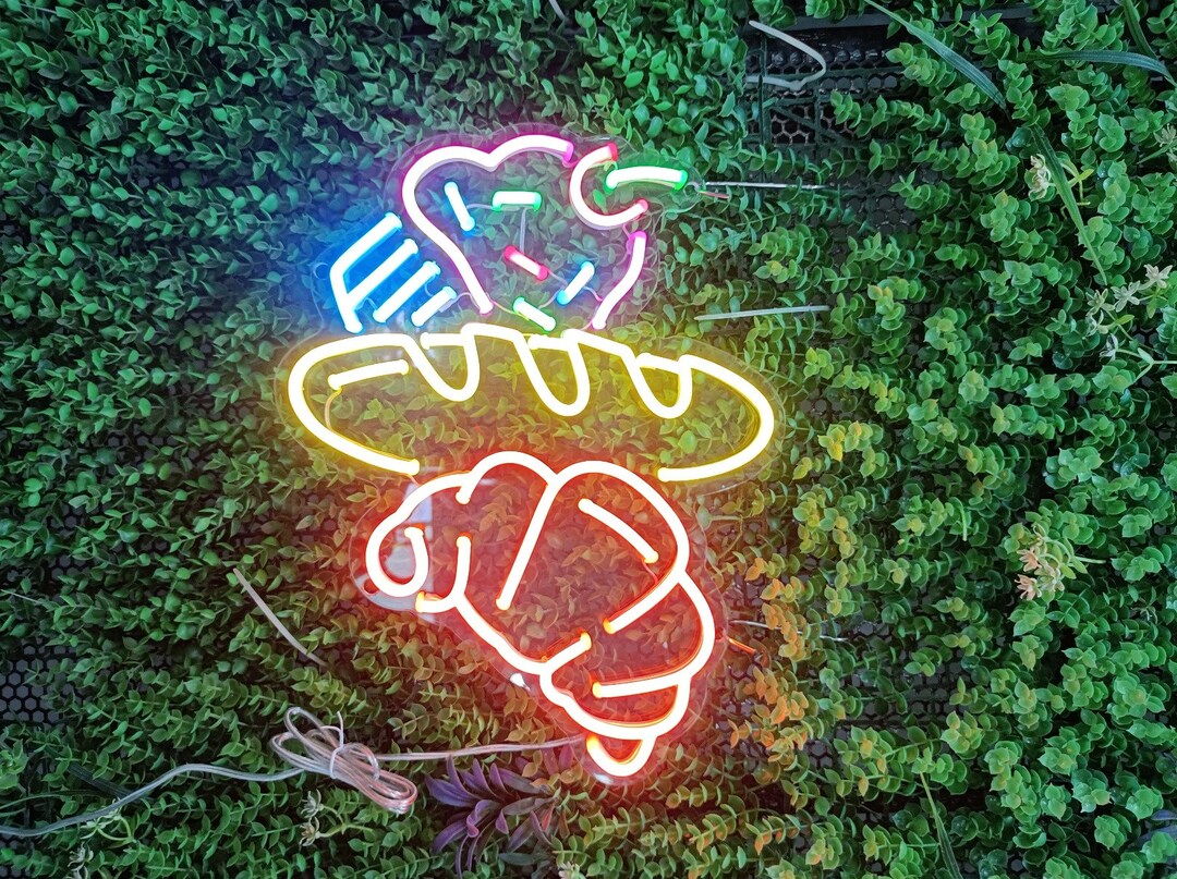 Food Neon Sign - Food Custom Neon Sign - Neon Sign Wall Decor - Custom ...