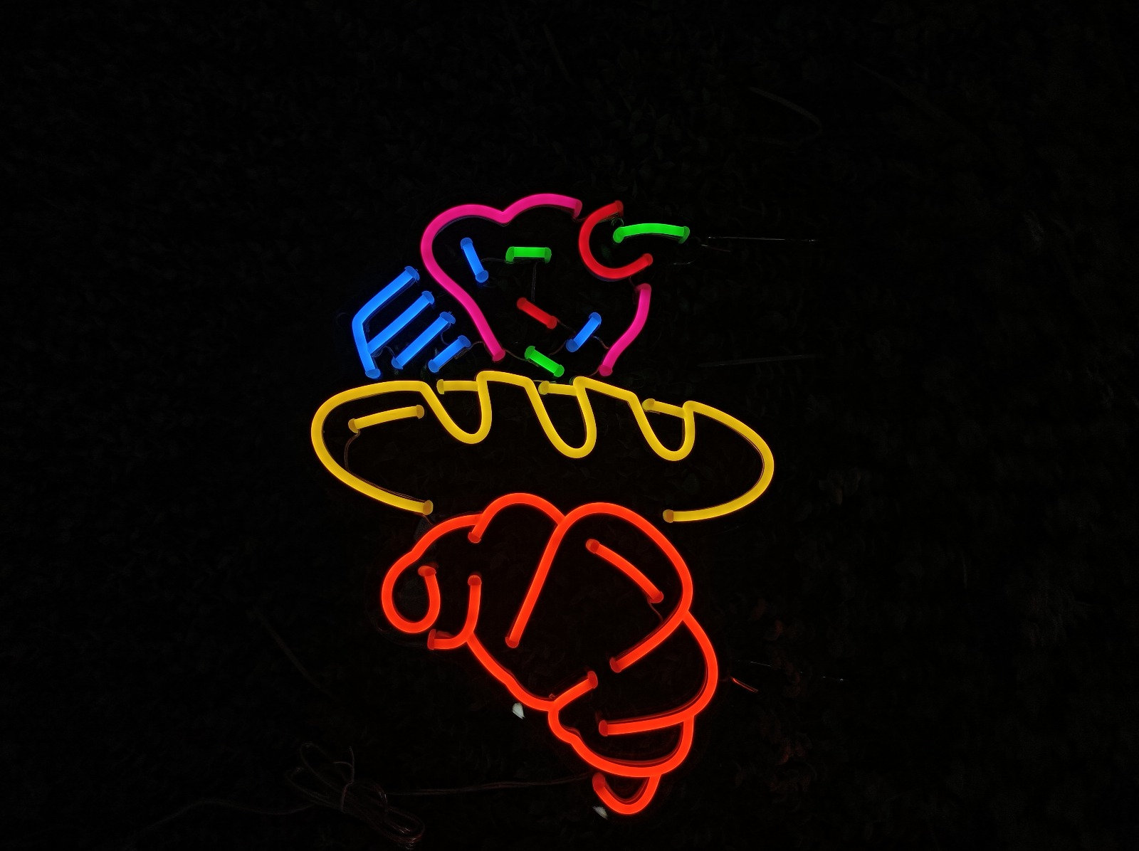 Food Neon Sign - Food Custom Neon Sign - Neon Sign Wall Decor - Custom ...