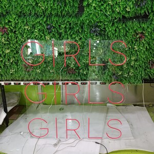 Girls Neon Sign - Custom Neon Sign for Girls - Light up Sign - Neon ...