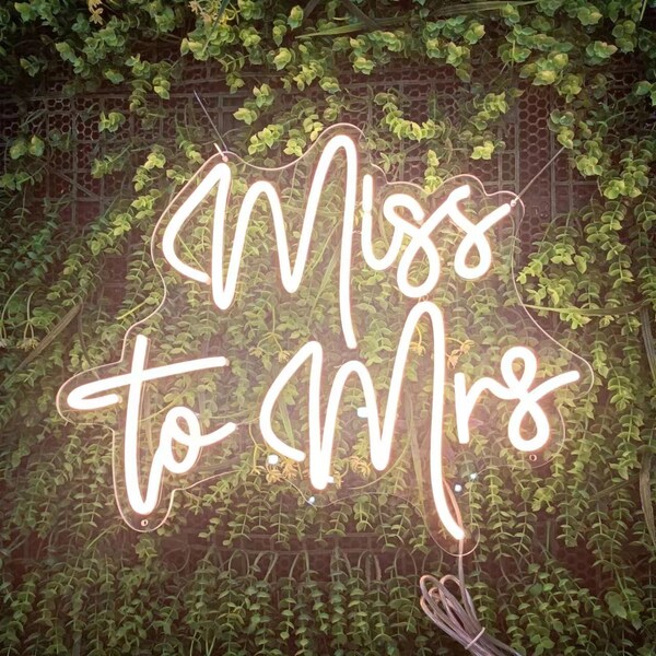 Miss to Mrs Sign - Etsy