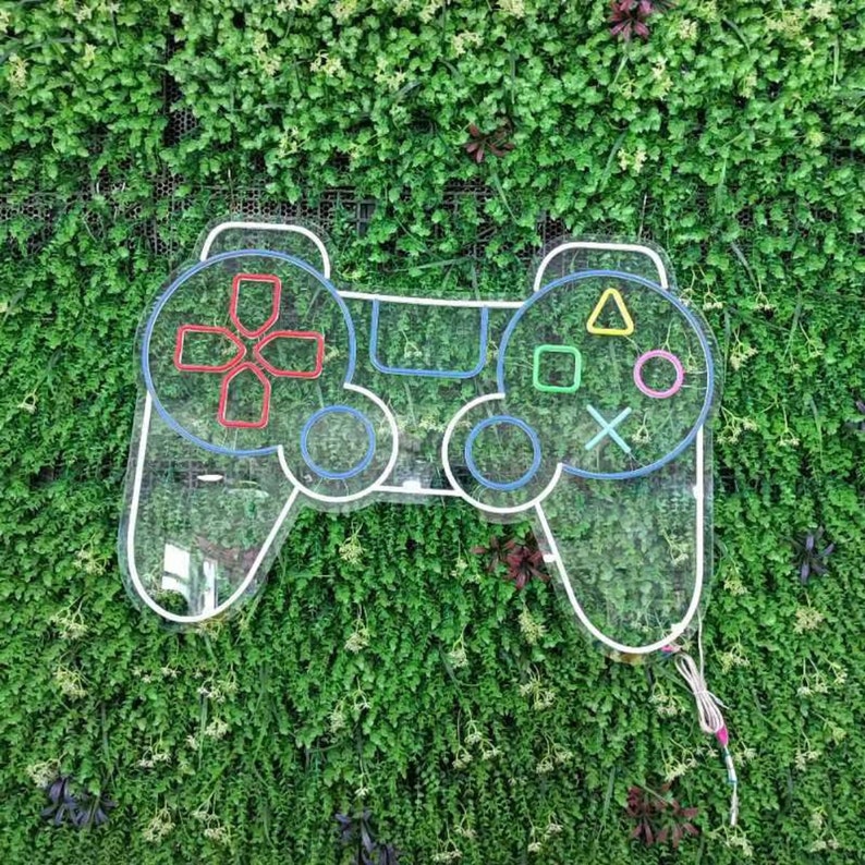 Gaming Remote Custom Neon Sign Game Pad Neon Sign LED Sign - Etsy