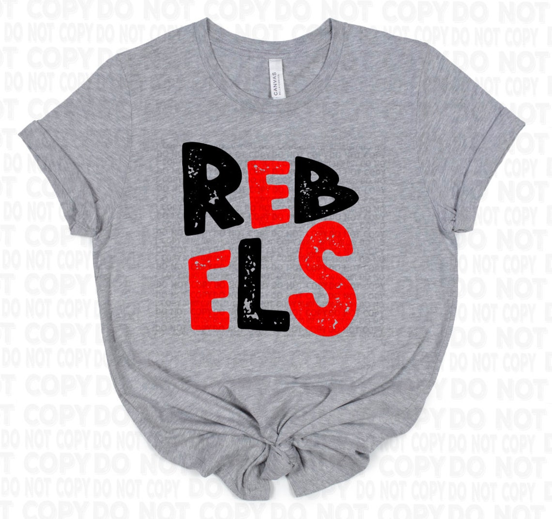 Rebels PNG, Red Rebels Png, Zion Chapel Rebels Png, Go Rebels Png ...