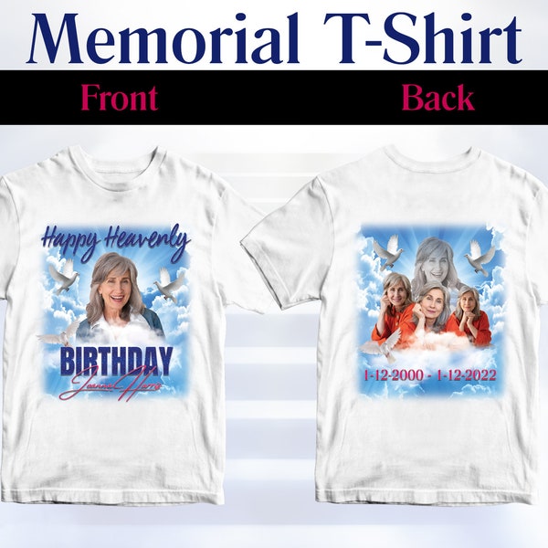 Heavenly Birthday Tshirt - Etsy