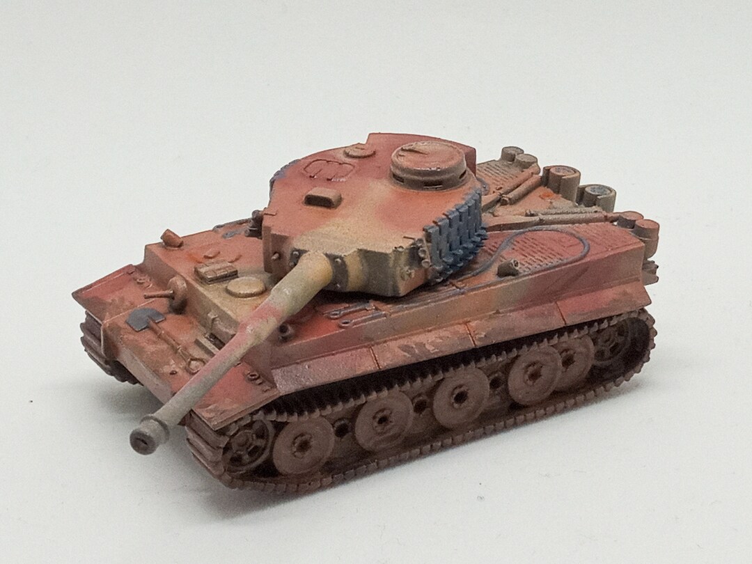 Miniature Tank Hand Painted Tiger-1 - Etsy