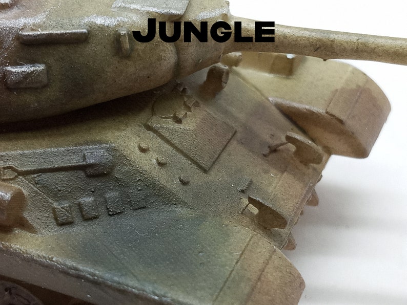 Miniature Tank Hand Painted Tiger-1 - Etsy