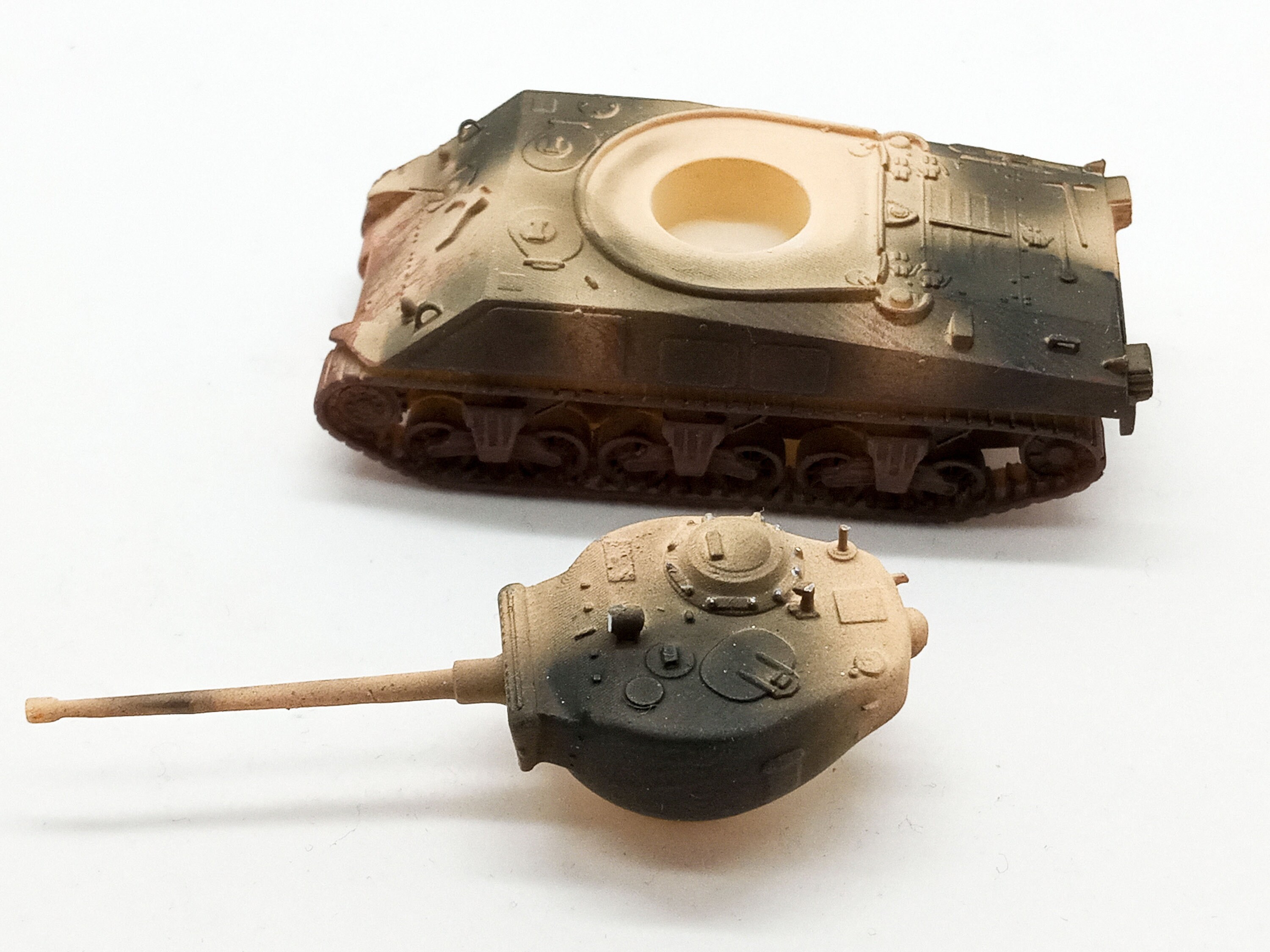 Miniature Tank Model Hand Painted M4 Sherman - Etsy
