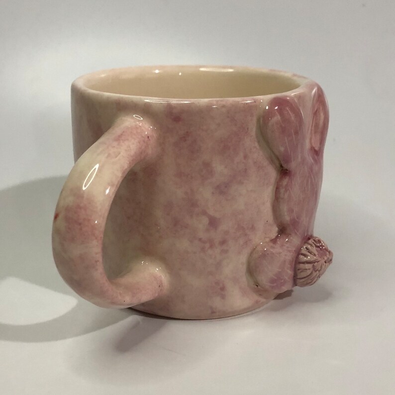Rabbit Coffee Mug,cute Bunny Gift,pottery Mug,brithday Mug - Etsy