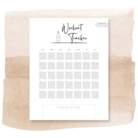 Printable Exercise Tracker, A4 Journal Page, A5 Journal Page, Printable ...