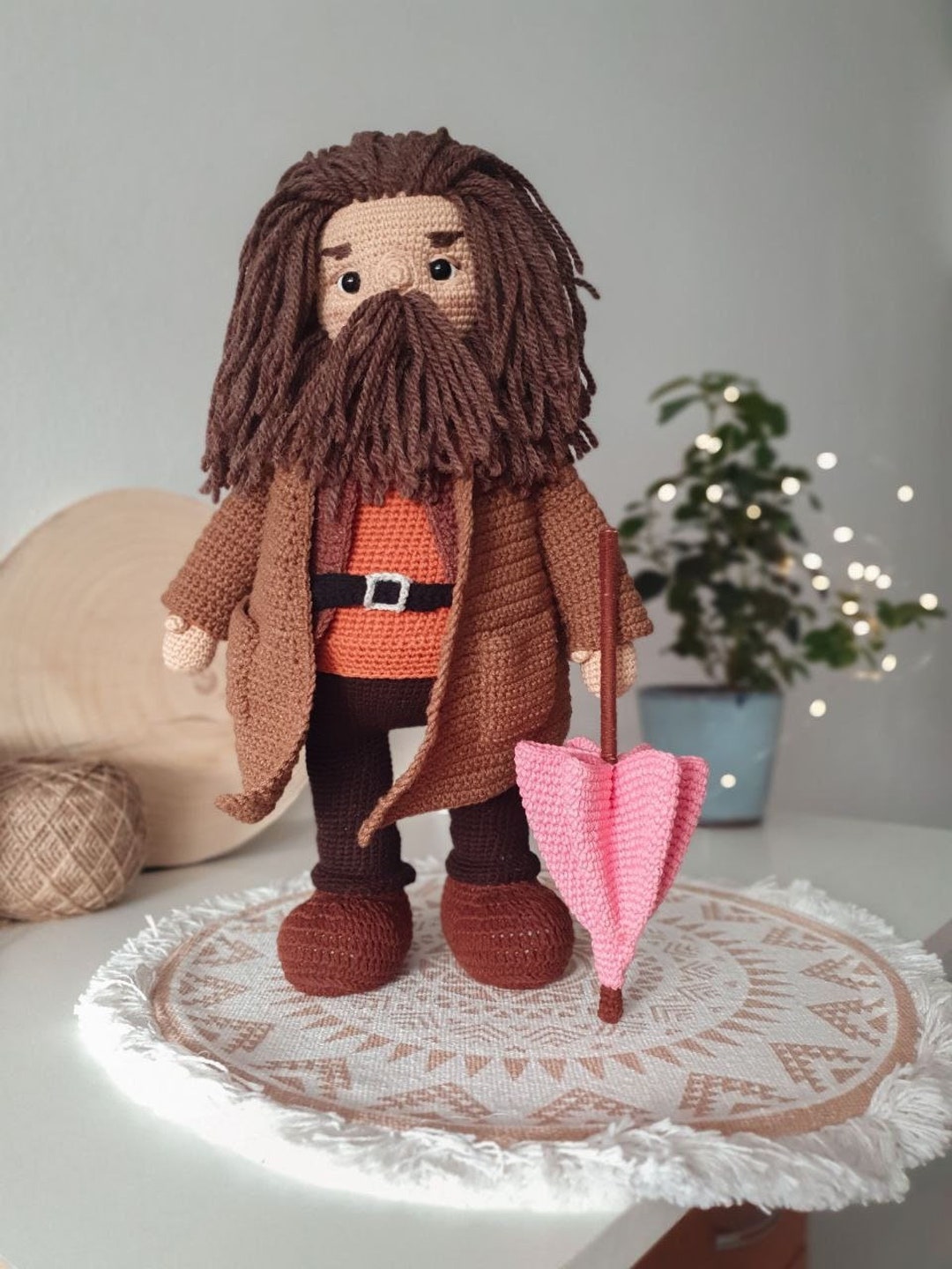 Hagrid, Hagrid Doll, Knitted Doll, Harry Potter, Magic-themed Movies, Collectible Dolls ...