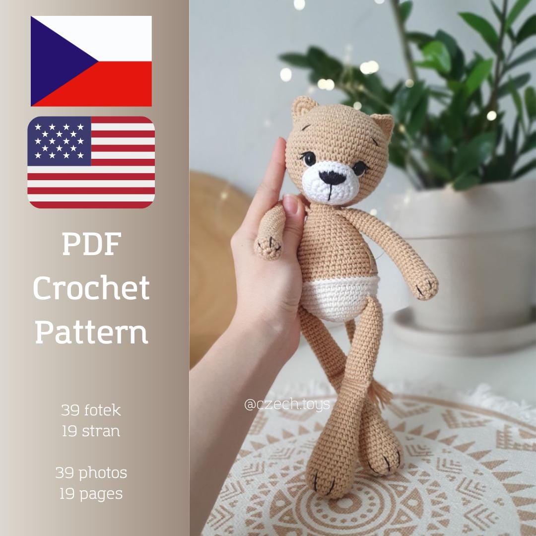 Crochet Lioness Pattern: Amigurumi Lion Toy in Dress (PDF Tutorial) - Etsy