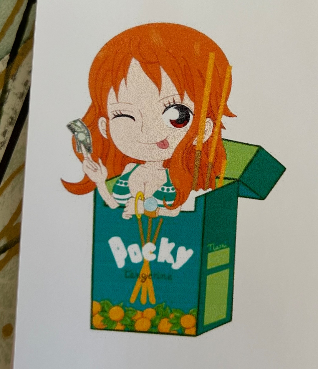 One Piece Nami Vinyl Sticker - Etsy