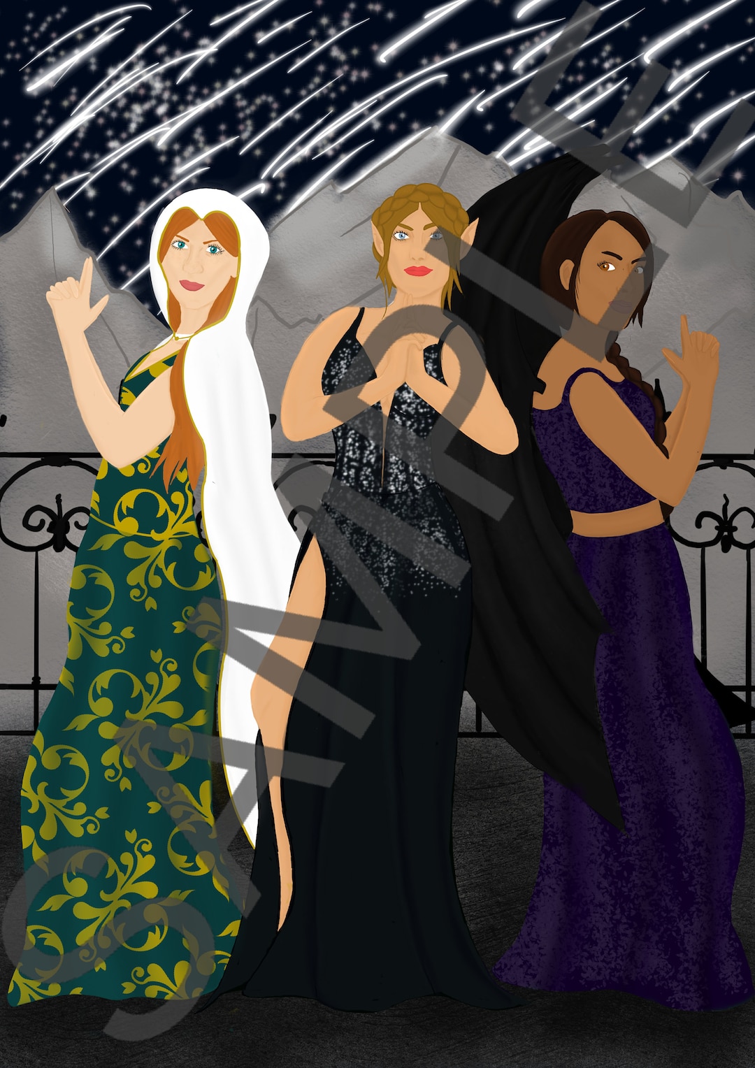 Acotar Valkyries Art Photo - Etsy