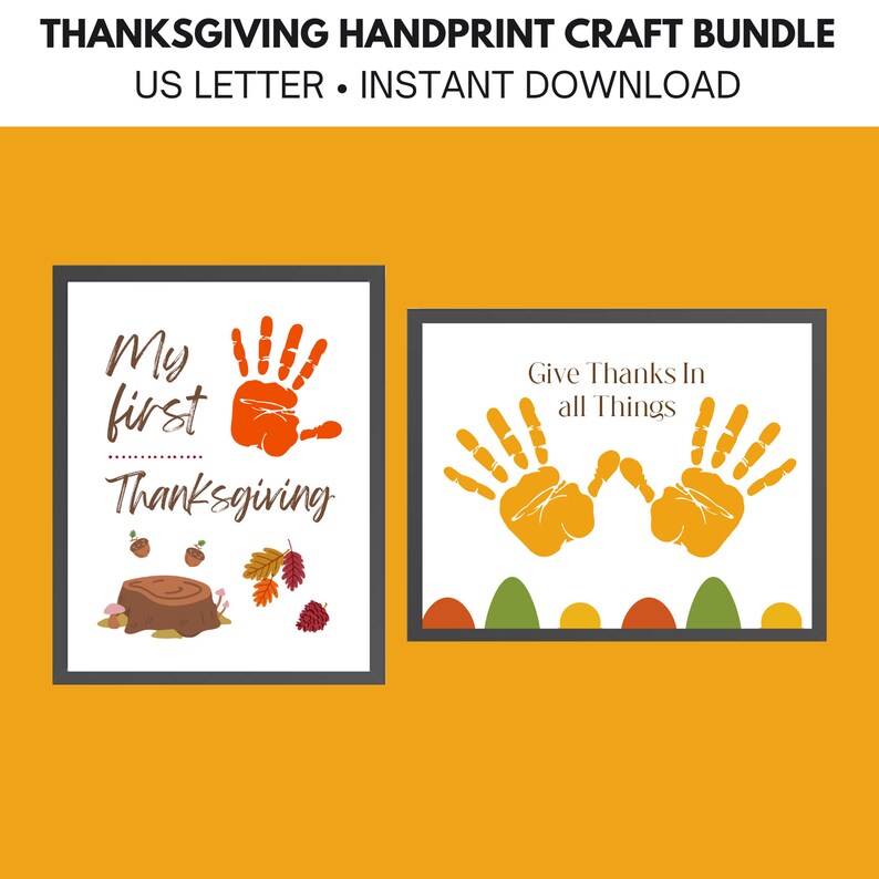Thanksgiving Handprint Art | Thanksgiving Activity | Handprint Crafts ...