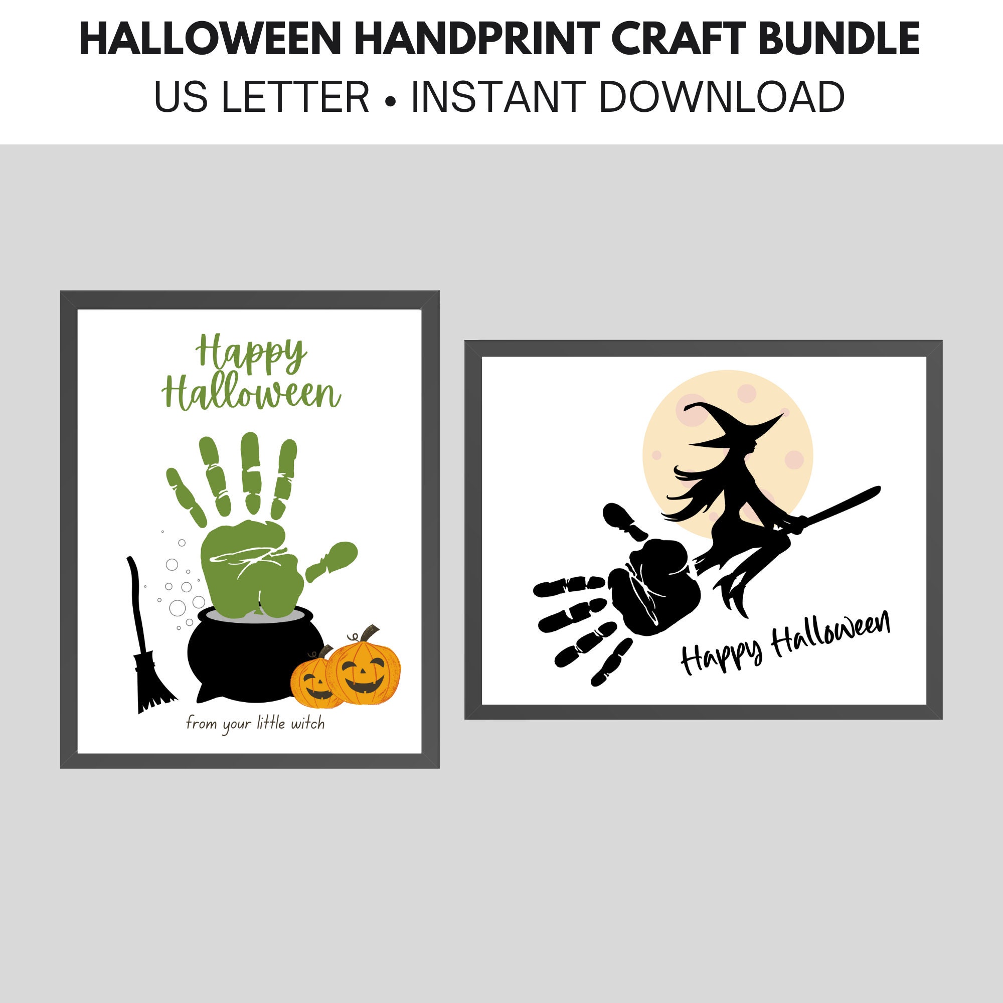 Halloween Handprint Art Halloween Activity Handprint Crafts Handprint ...