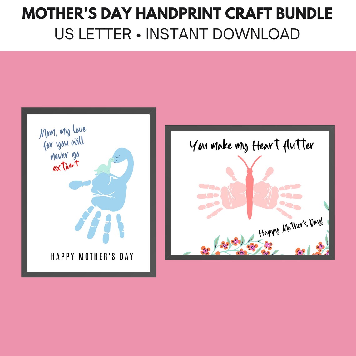 Mothers Day Handprint Art Mega Bundle Mothers Day Activity Mothers Day ...