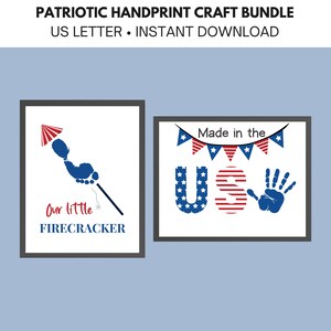 Fourth of July Handprint Art Bundle | Fourth of July Activity | Fourth ...