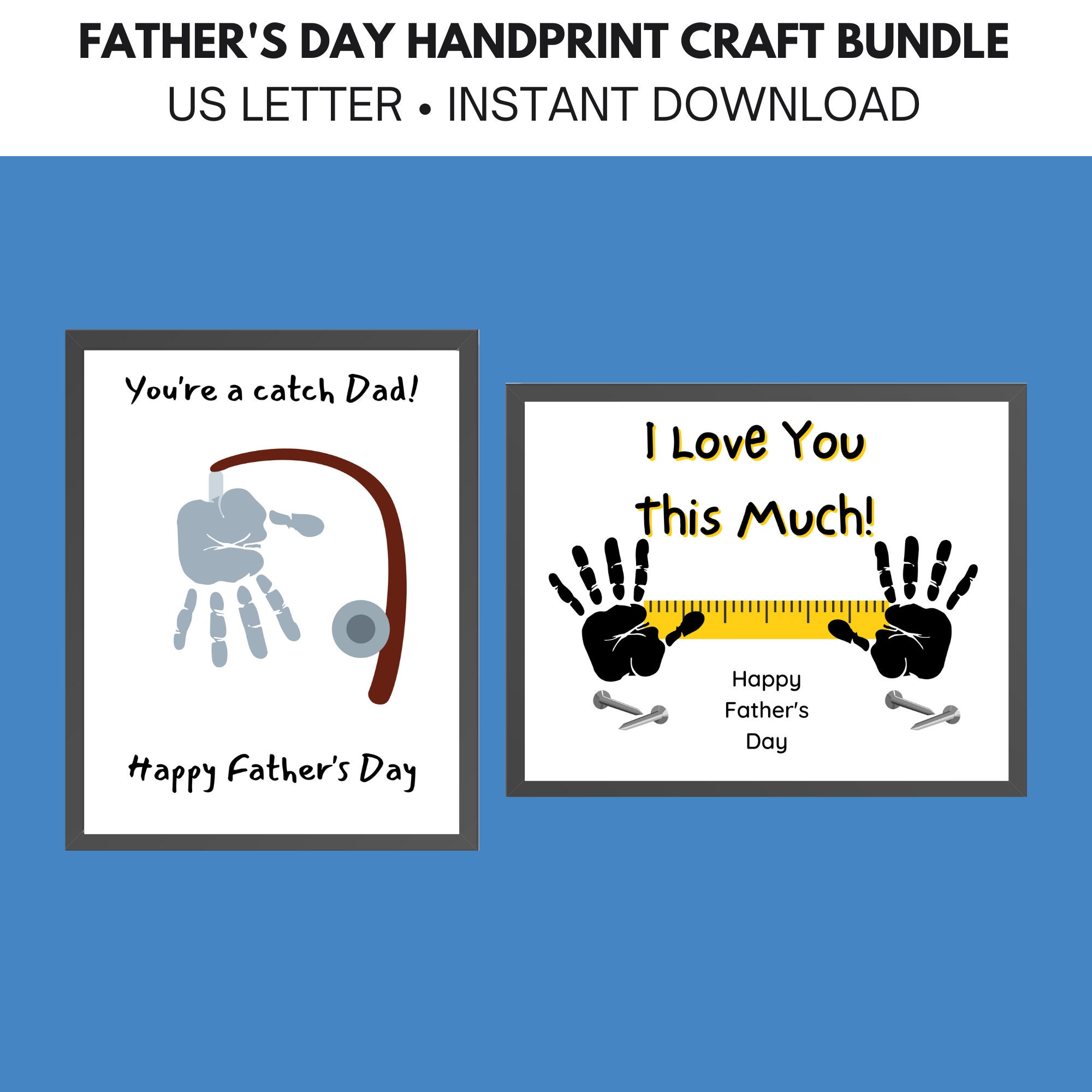Father’s Day Handprint Art Mega Bundle | Father’s Day Activity | Father ...
