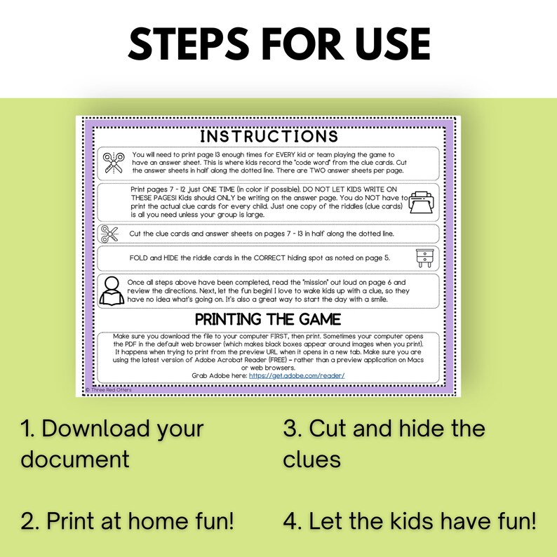 Easter Treasure Hunt – Missing Easter Basket Party Game – 10 Riddle ...