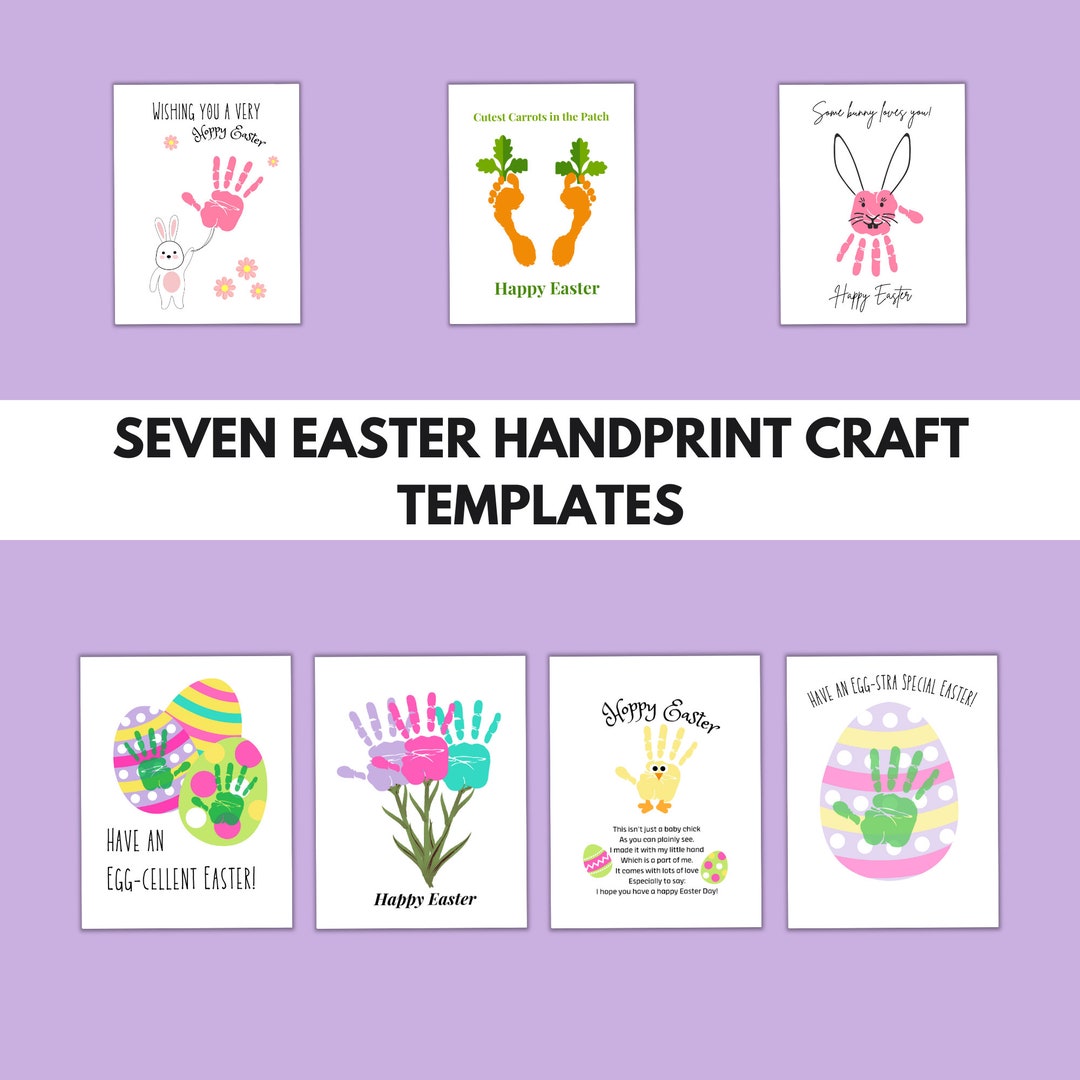 Easter Handprint Art | Easter Activity | Handprint Crafts | Handprint ...