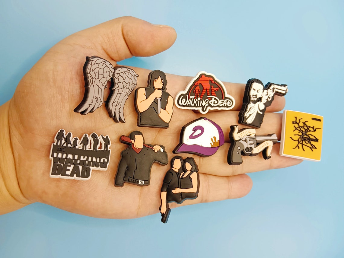 A Set of 20pcs Walking Dead Croc Charmsterror Zombies Shoe - Etsy