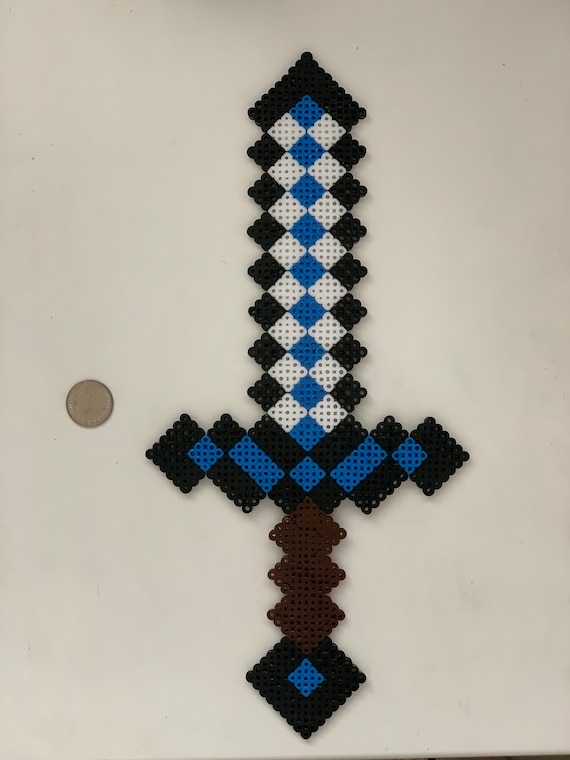 Perler Beads Minecraft Sword - Etsy