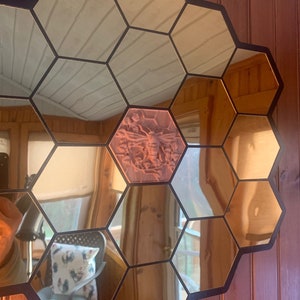 Bee Decor Wall Art W/3d Bee Carving - Etsy