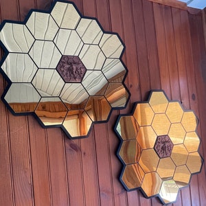 Bee Decor Wall Art W/3d Bee Carving - Etsy
