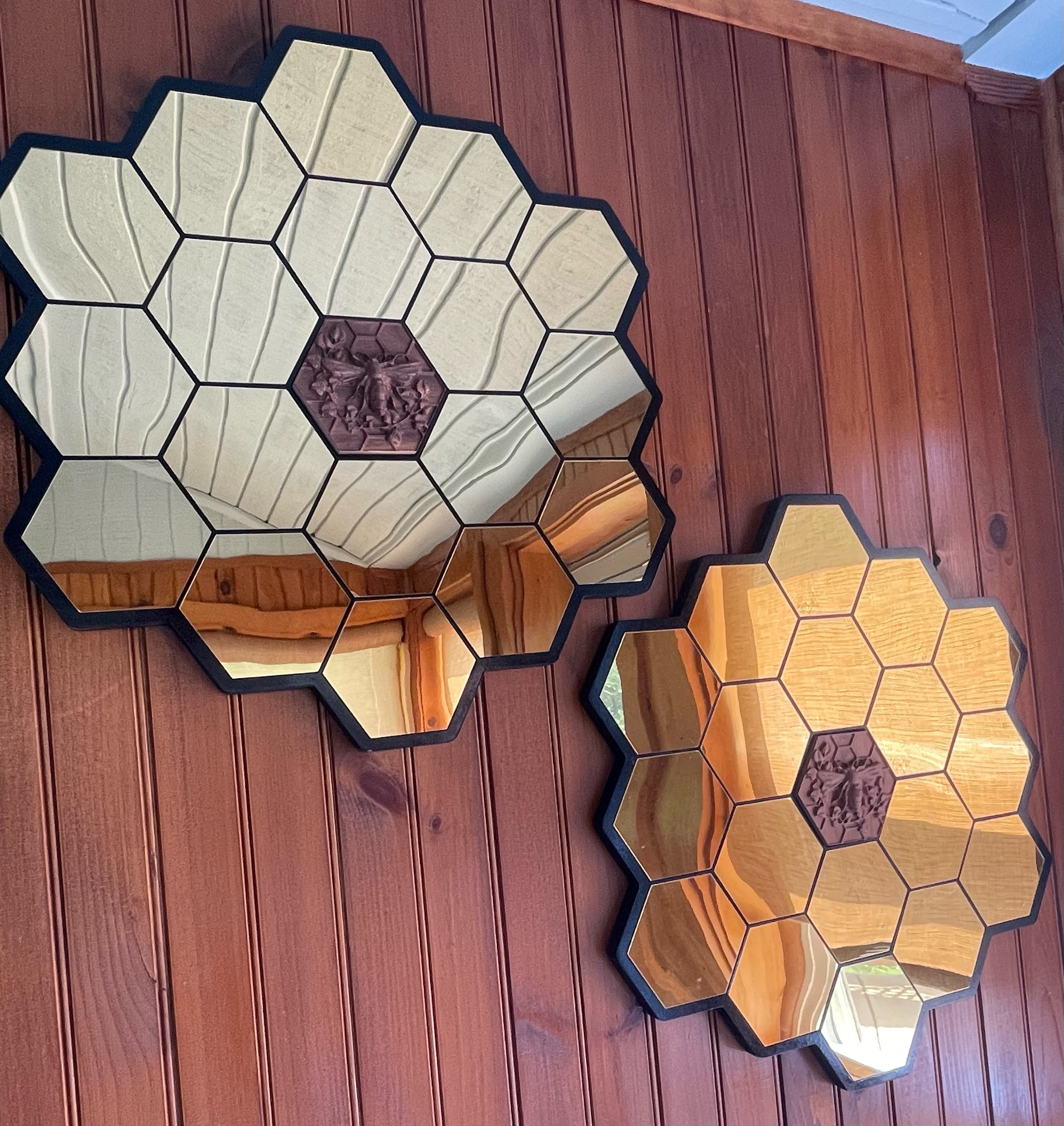 Bee Decor Wall Art W/3d Bee Carving - Etsy