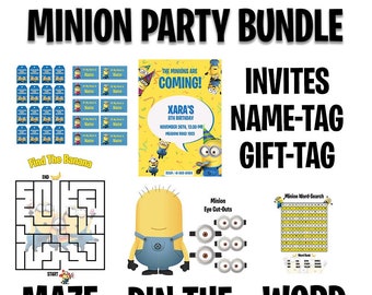 Minions Rise of Gru Party - Etsy