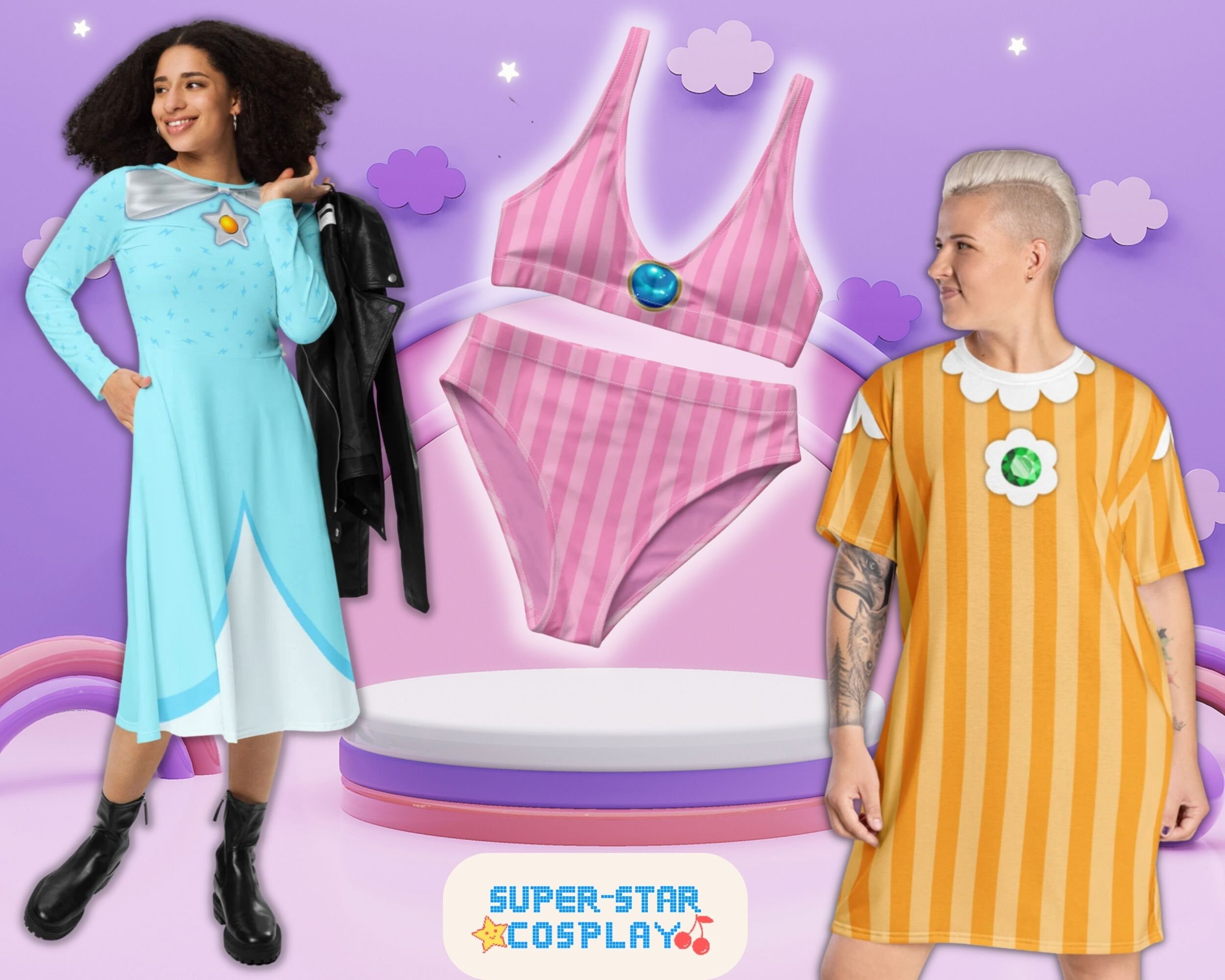 ROSIE BLUE PRINCESS Cosplay Costume, Skater Dress, Easy Cosplay Idea ...