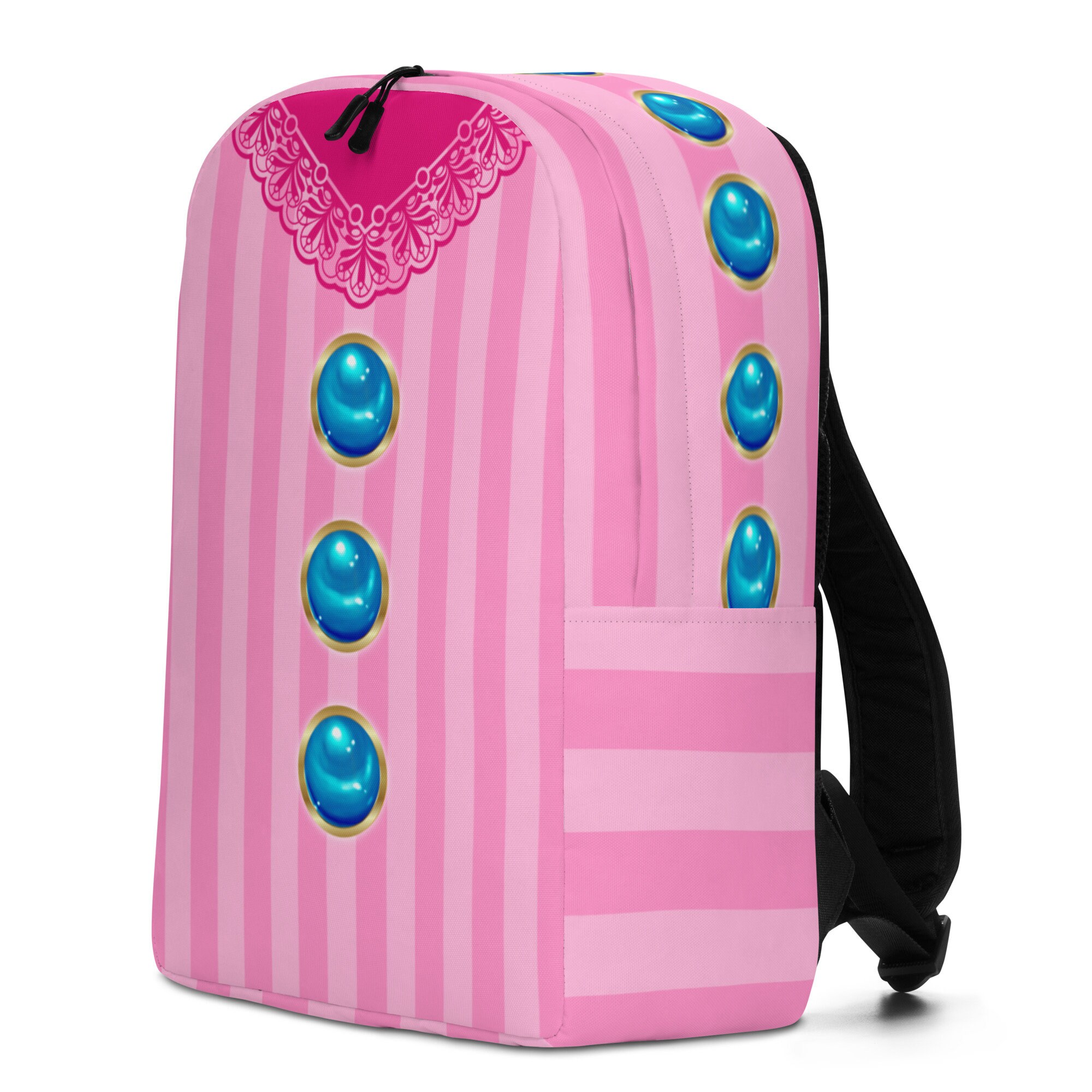 PEACH BACKPACK KNAPSACK, Princess Knapsack for Kidss and Women, Easy ...