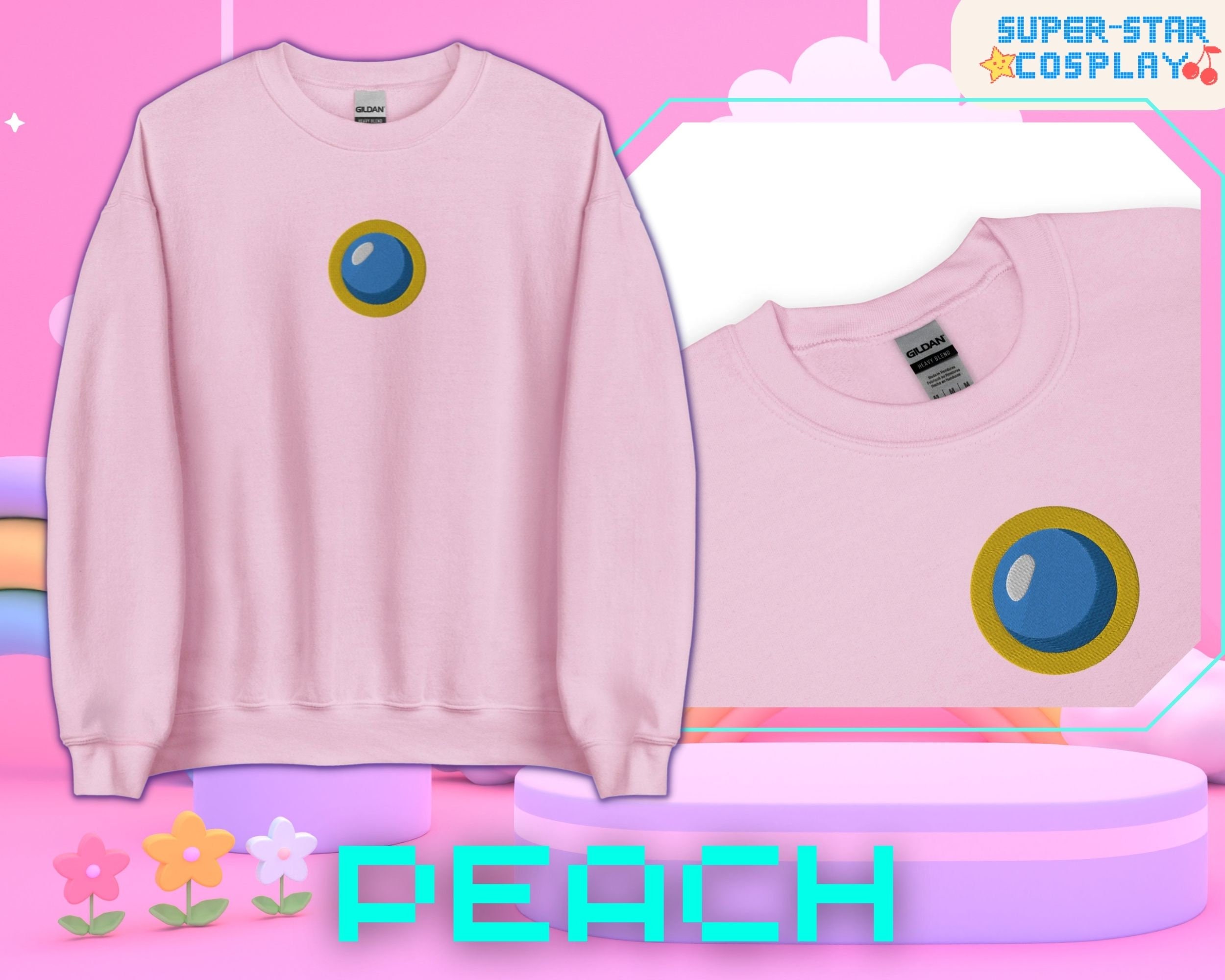 ROSALINA SWEATSHIRT, Cosplay Sweater, Star Gem, EMBROIDERED, Princess ...