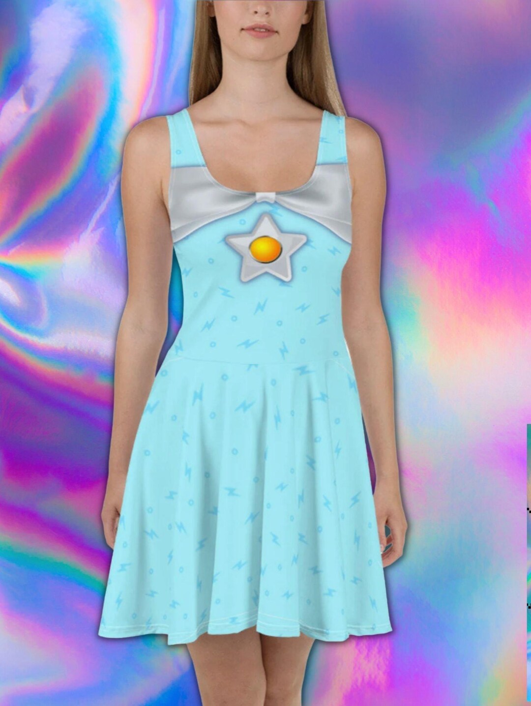 ROSIE BLUE PRINCESS Cosplay Costume, Skater Dress, Easy Cosplay Idea ...