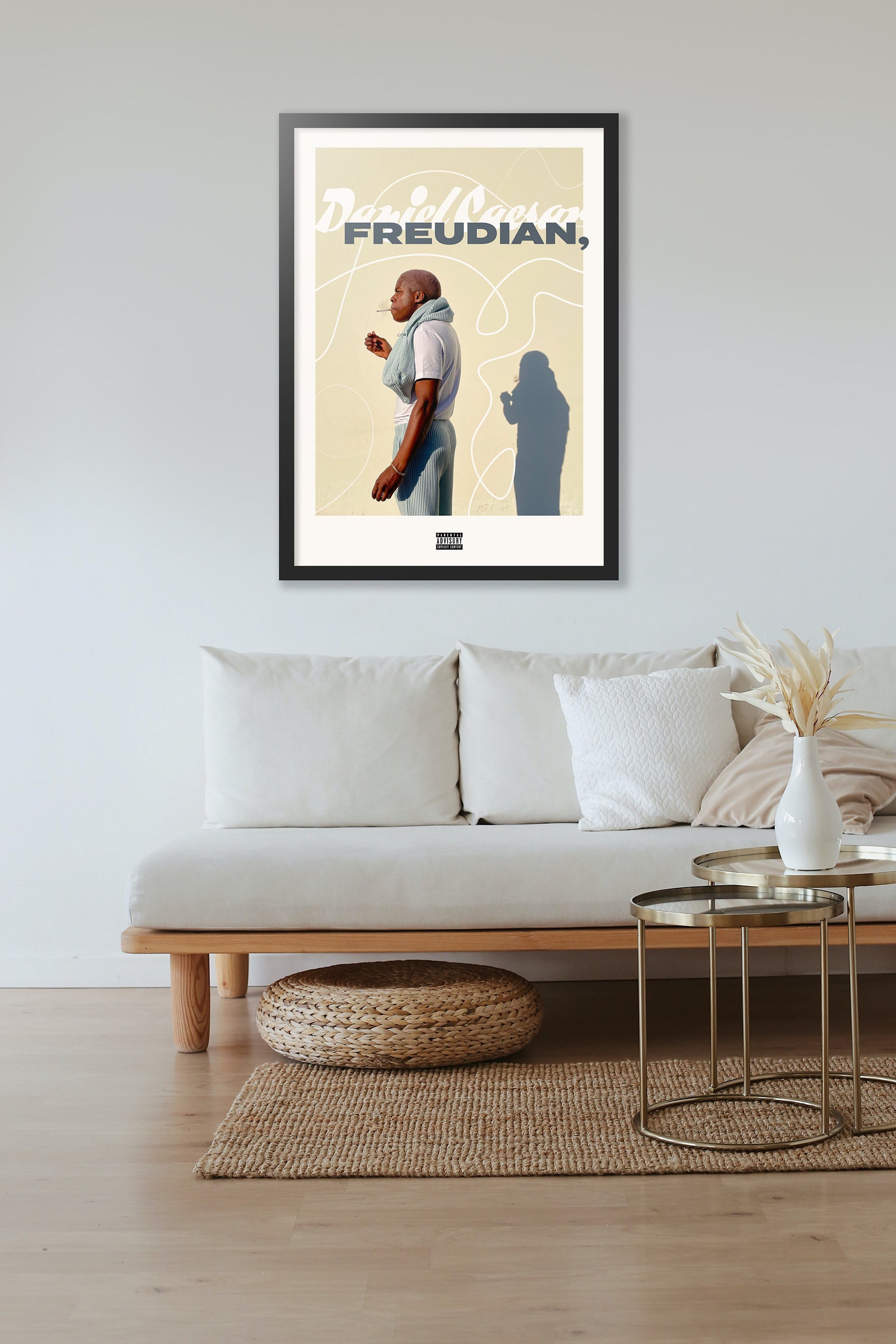 Daniel Caesar Poster - Freudian Album Art - Daniel Caesar Print ...