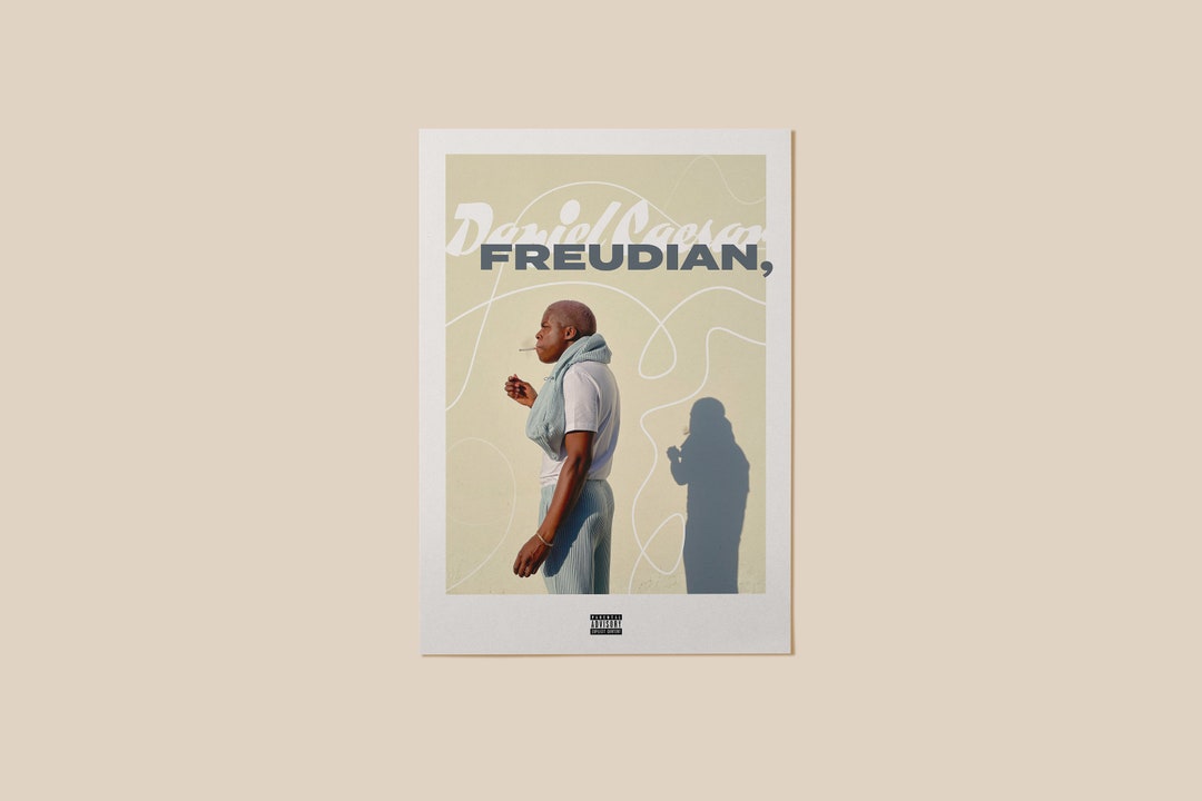 Daniel Caesar Poster - Freudian Album Art - Daniel Caesar Print ...