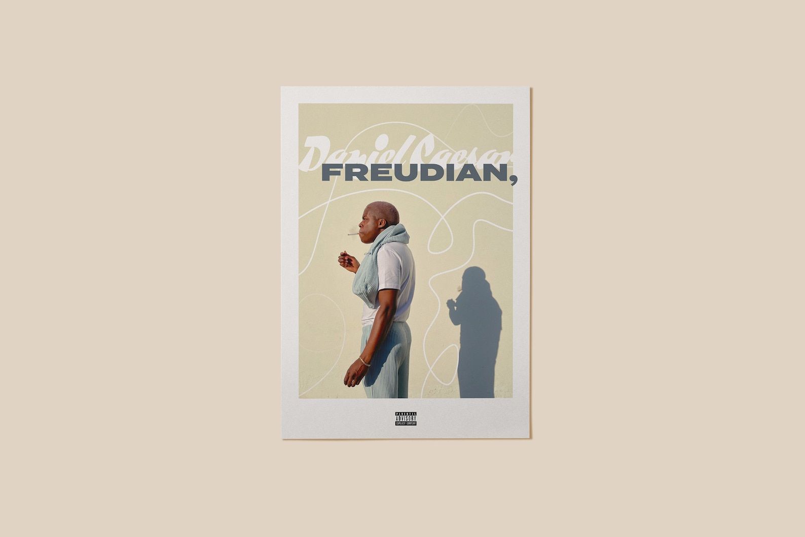 Daniel Caesar Poster - Freudian Album Art - Daniel Caesar Print ...