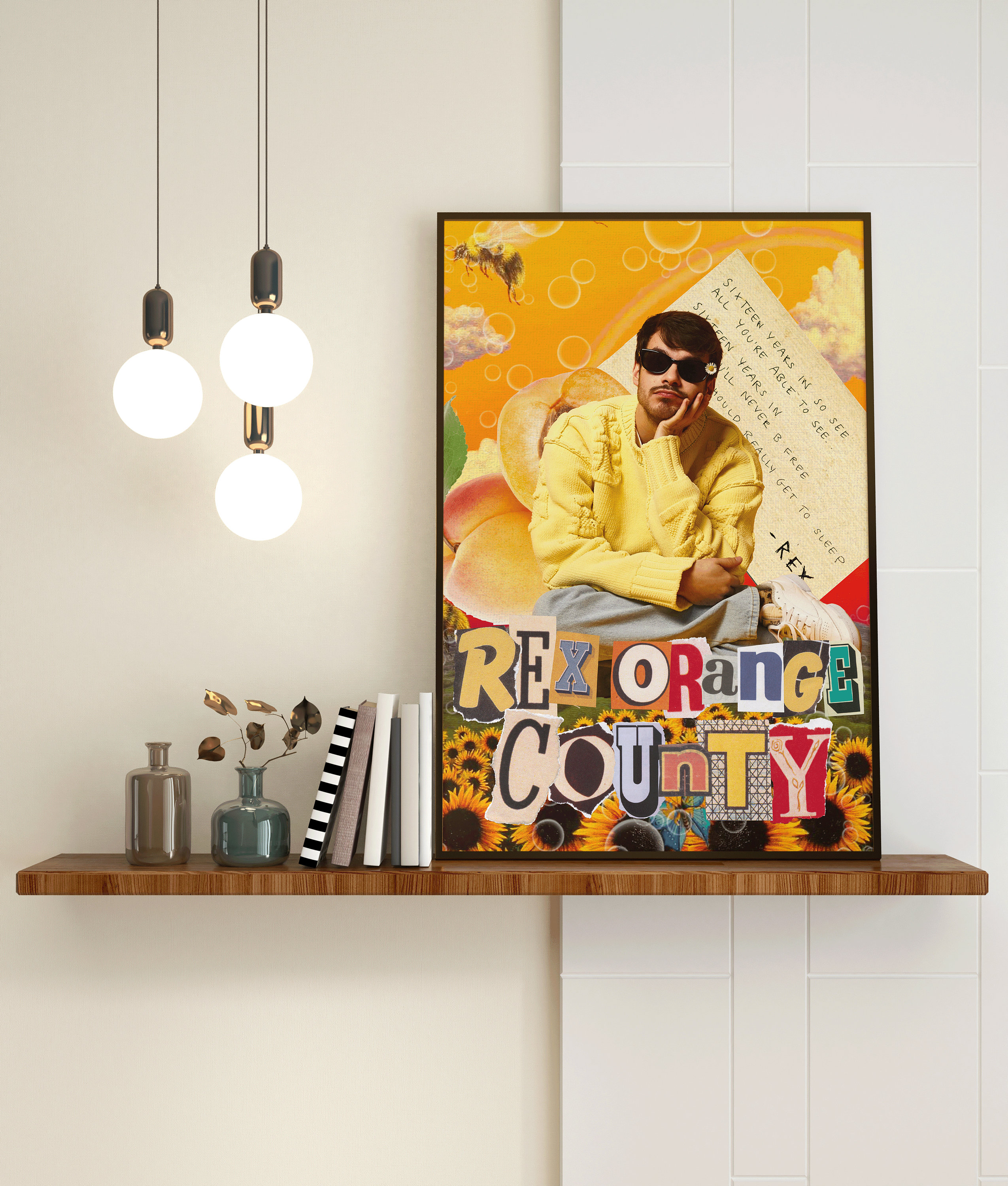 Rex Orange County Aesthetic Poster - Rex Orange County Music Print ...