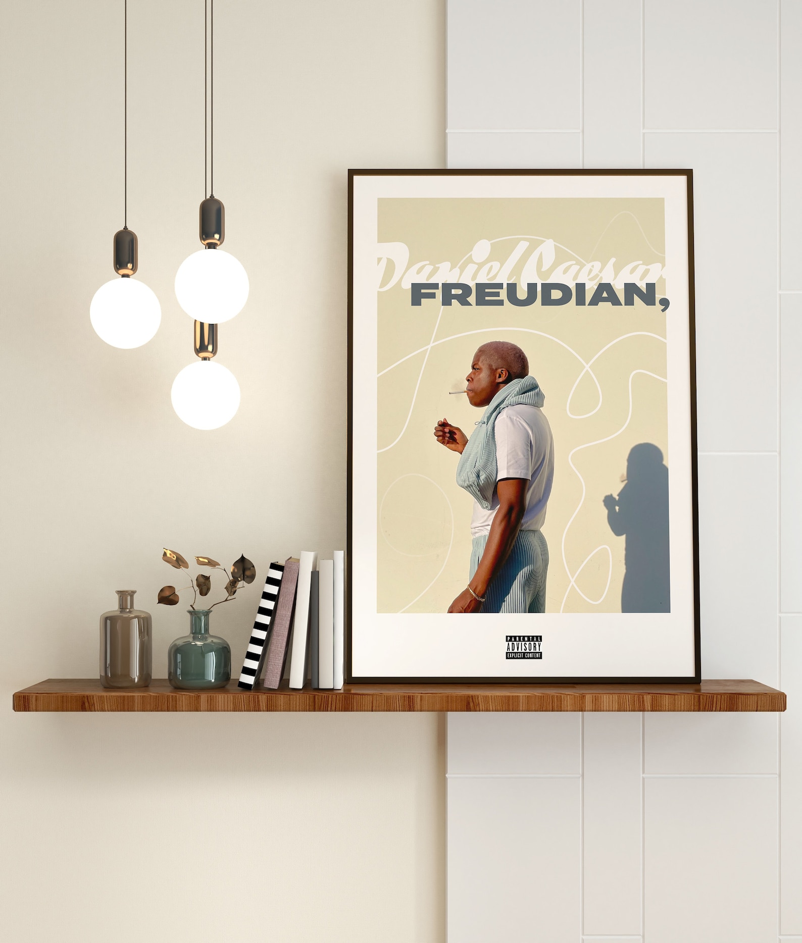 Daniel Caesar Poster - Freudian Album Art - Daniel Caesar Print - Daniel Caesar Digital Download ...