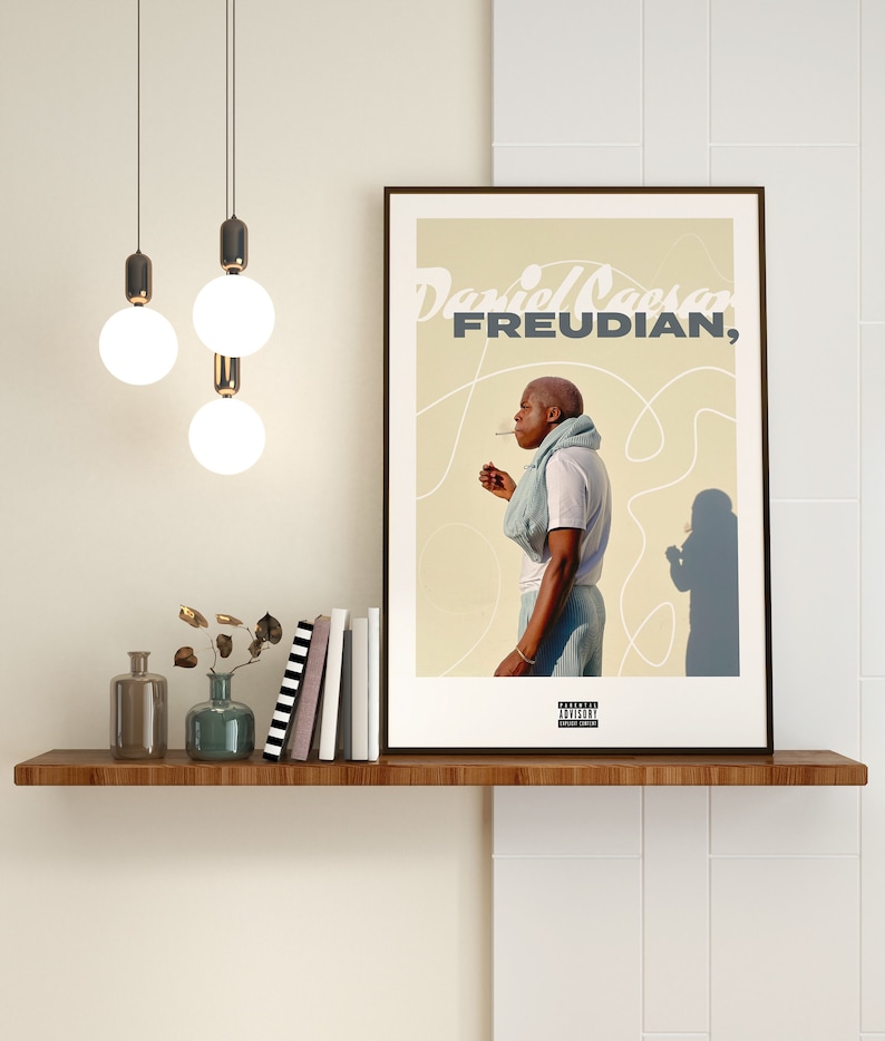 Daniel Caesar Poster - Freudian Album Art - Daniel Caesar Print ...