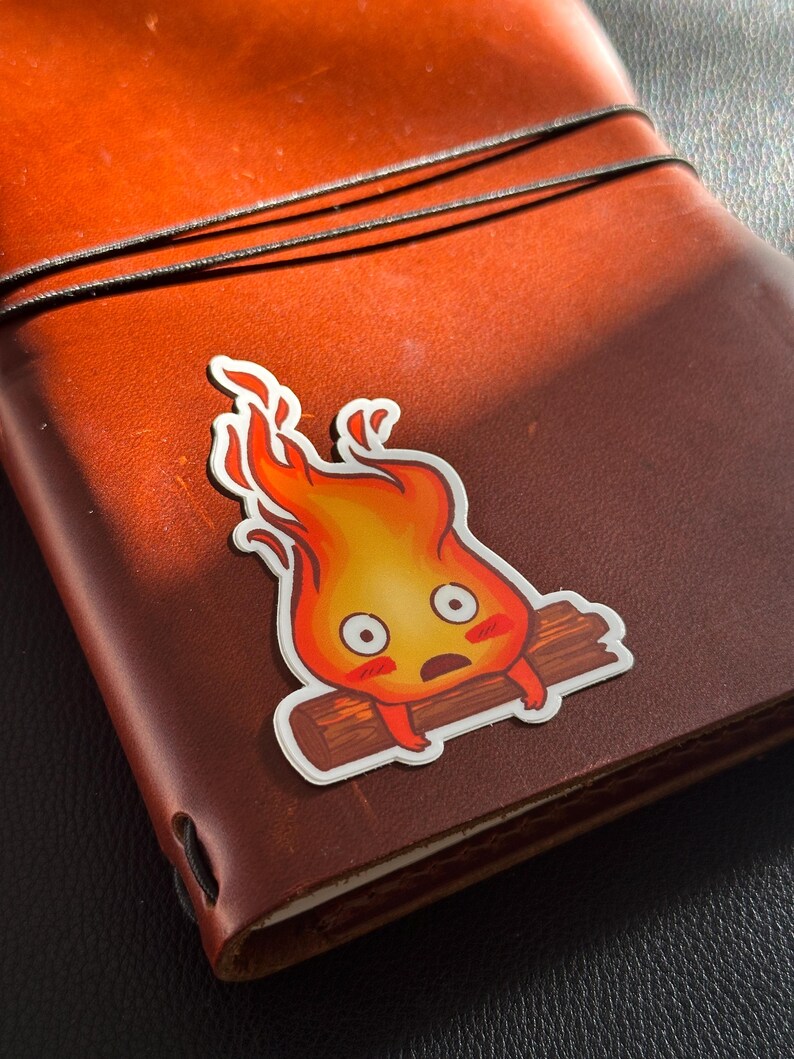 Fire | Calcifer | Howl's Moving Castle | High Quality | Waterproof ...