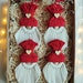 Macrame Christmas Box/red Santa Box/christmas Present/handmade Present ...