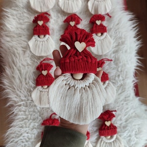 Macrame Santa Tutorial: DIY Christmas Ornament (PDF Pattern) - Etsy